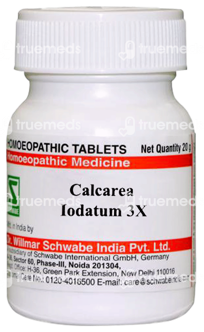 Dr Willmar Calcarea Iodatum 3x Tablet 20 Gm - Uses, Side Effects ...