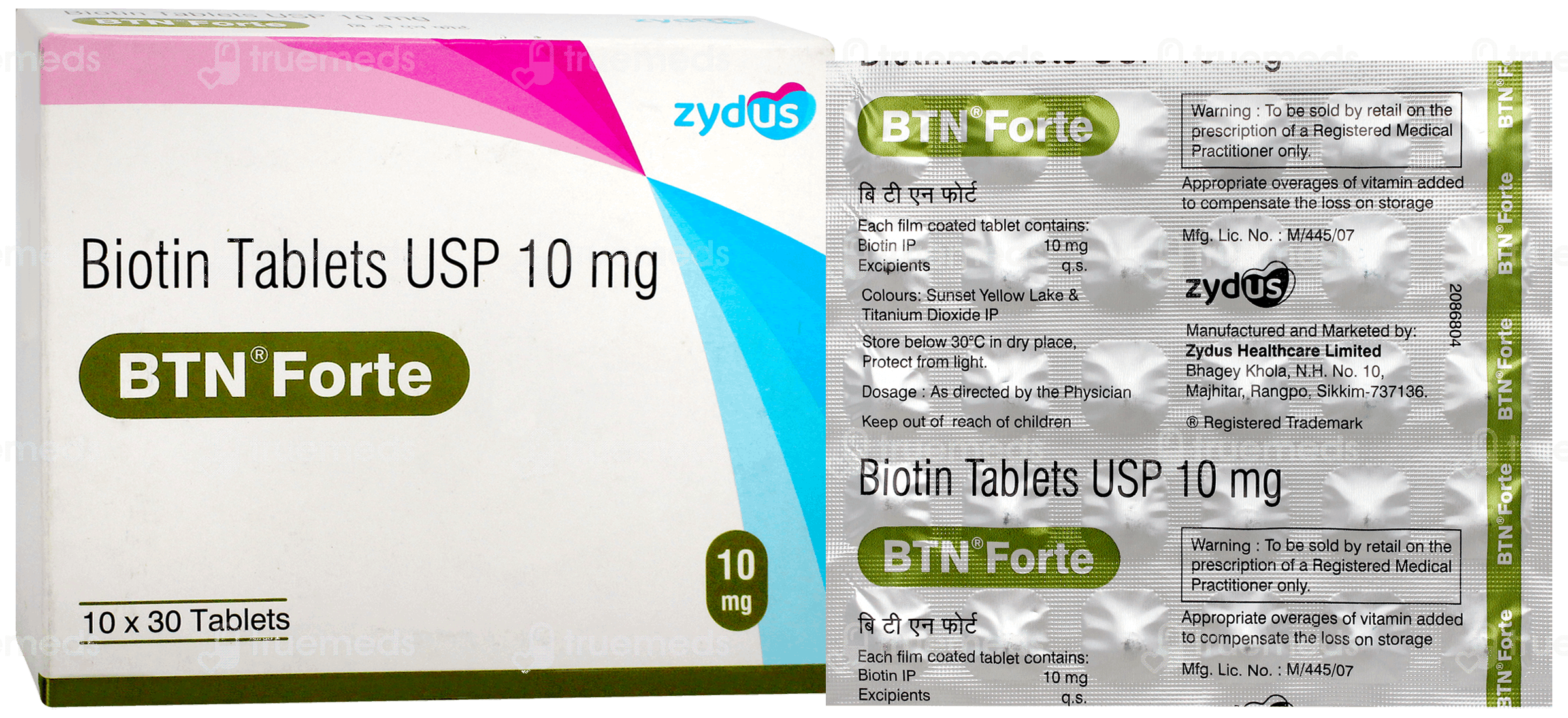 Btn Forte Tablet 30 - Uses, Side Effects, Dosage, Price | Truemeds