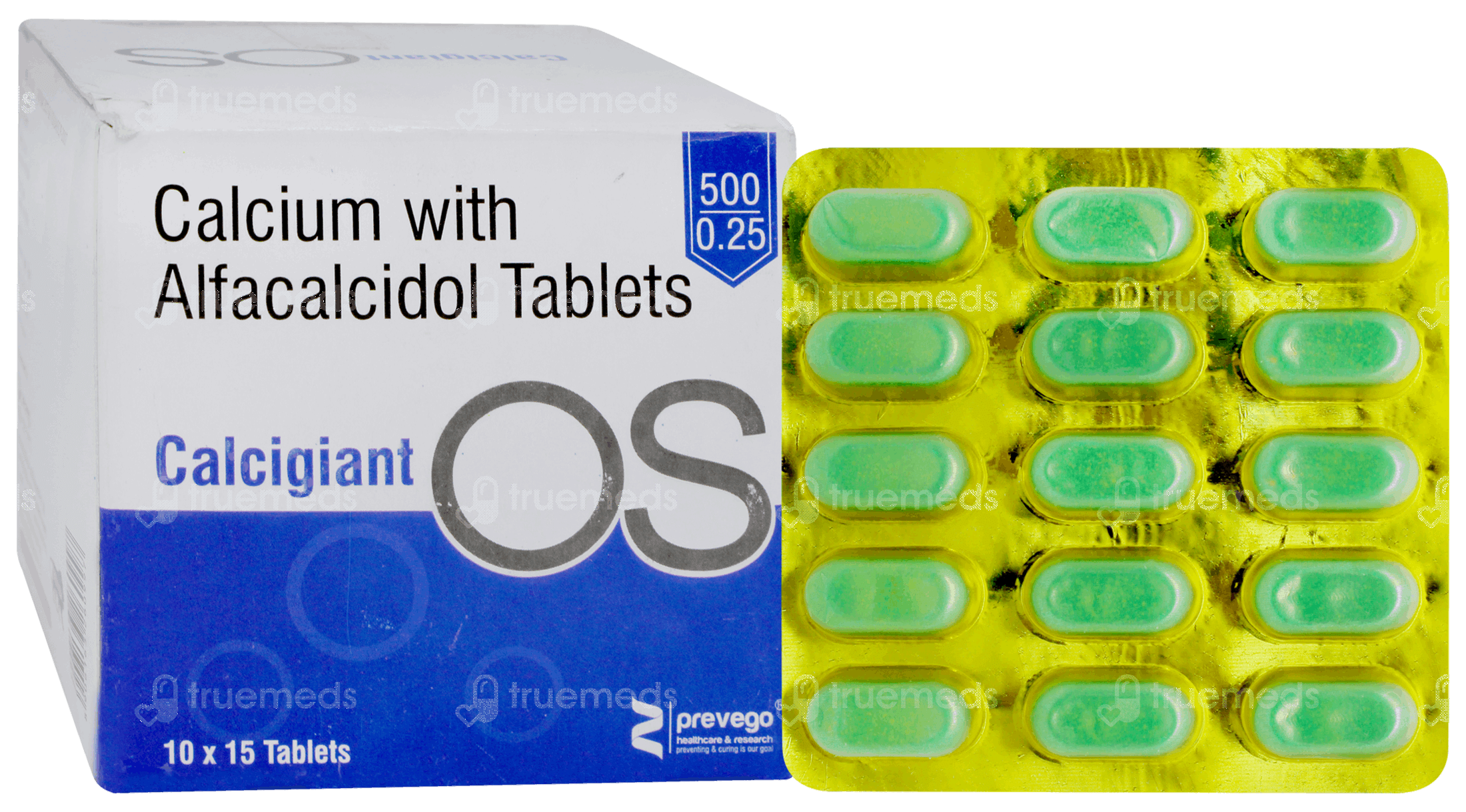 Calcigiant Os Tablet 15 - Uses, Side Effects, Dosage, Price | Truemeds