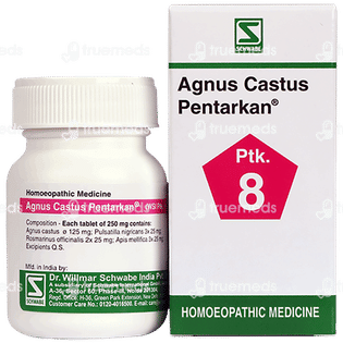 Dr Willmar Schwabe Agnus Castus Pentarkan Tablet 20 Gm - Uses, Side ...