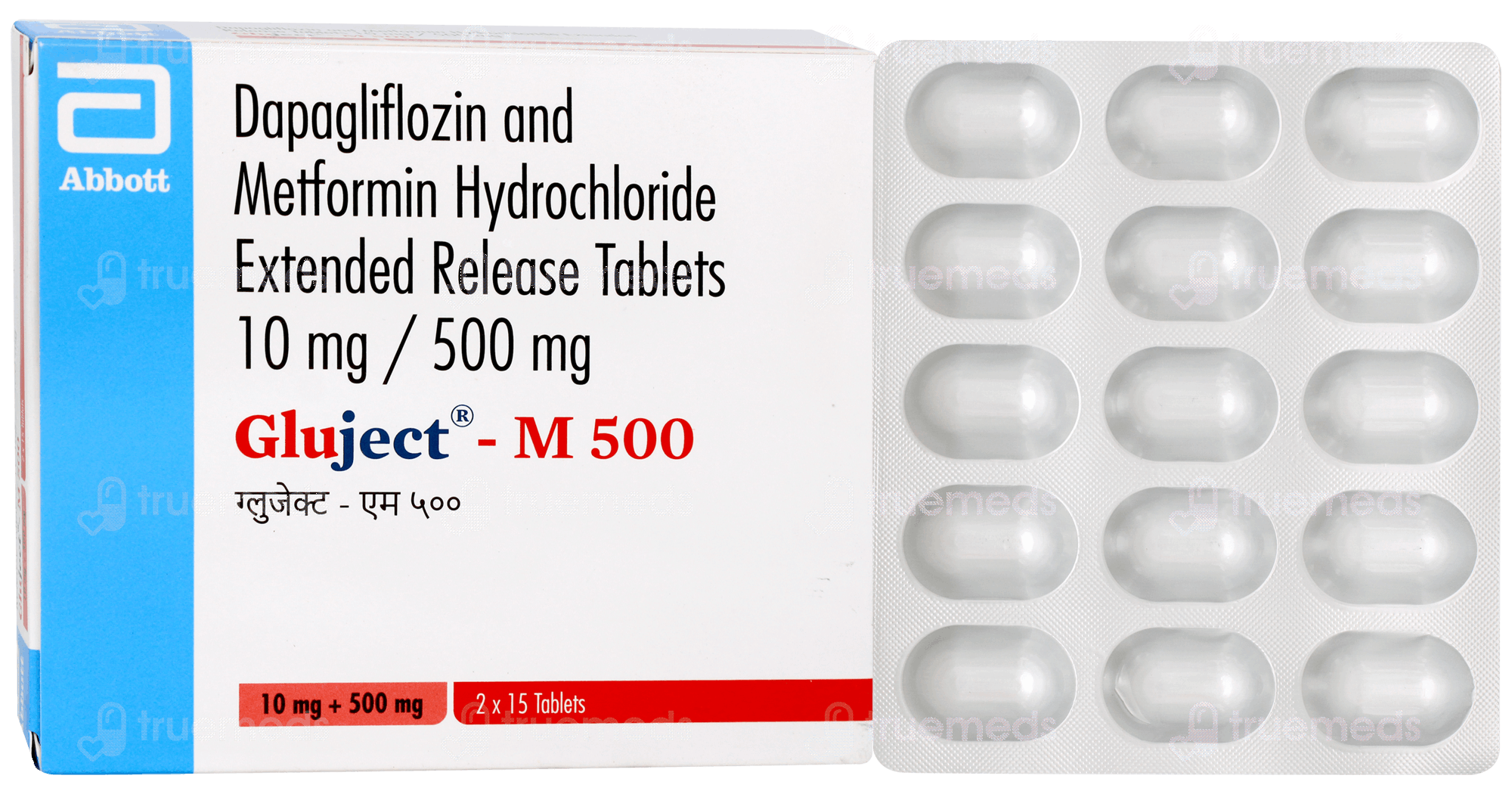 Gluject M 500 Tablet Er 15 - Uses, Side Effects, Dosage, Price | Truemeds