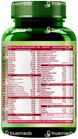 Himalayan Organics Multivitamin With Probiotics For Women Tablet 120 ...