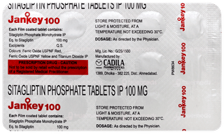 Jankey 100 Mg Tablet 15 - Uses, Side Effects, Dosage, Price | Truemeds