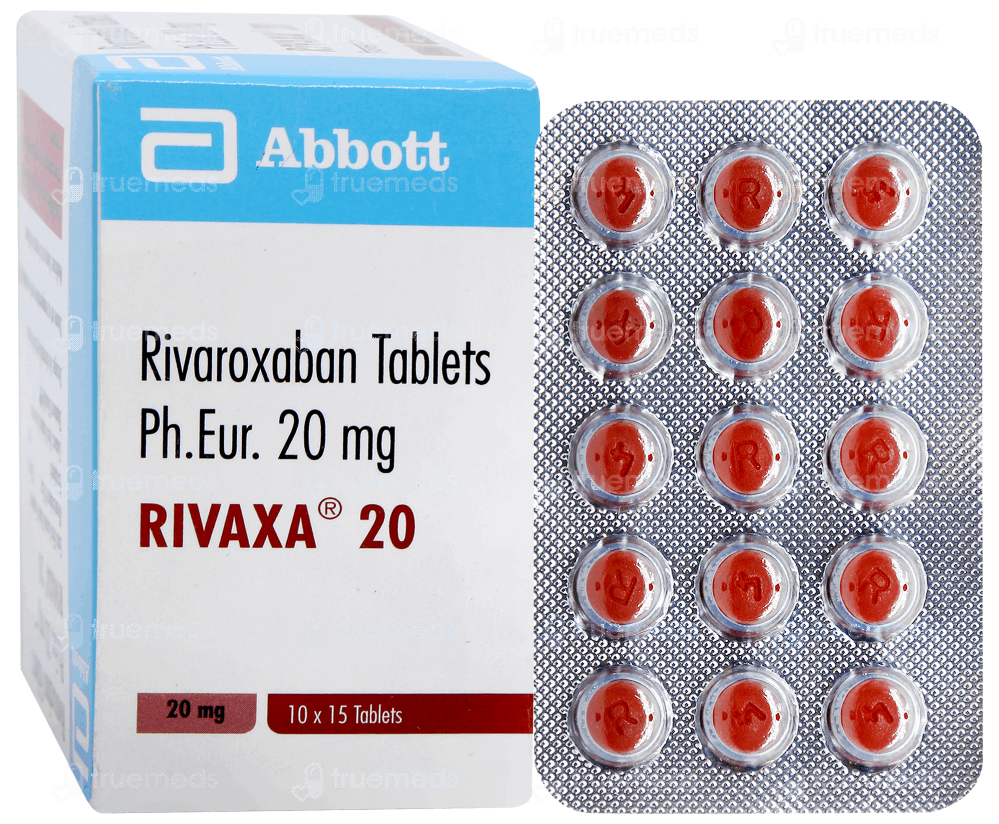 Rivaxa 20 Tablet 15 - Uses, Side Effects, Dosage, Price | Truemeds