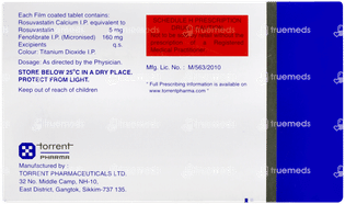 Rozucor F 5 Tablet 15 - Uses, Side Effects, Dosage, Price | Truemeds