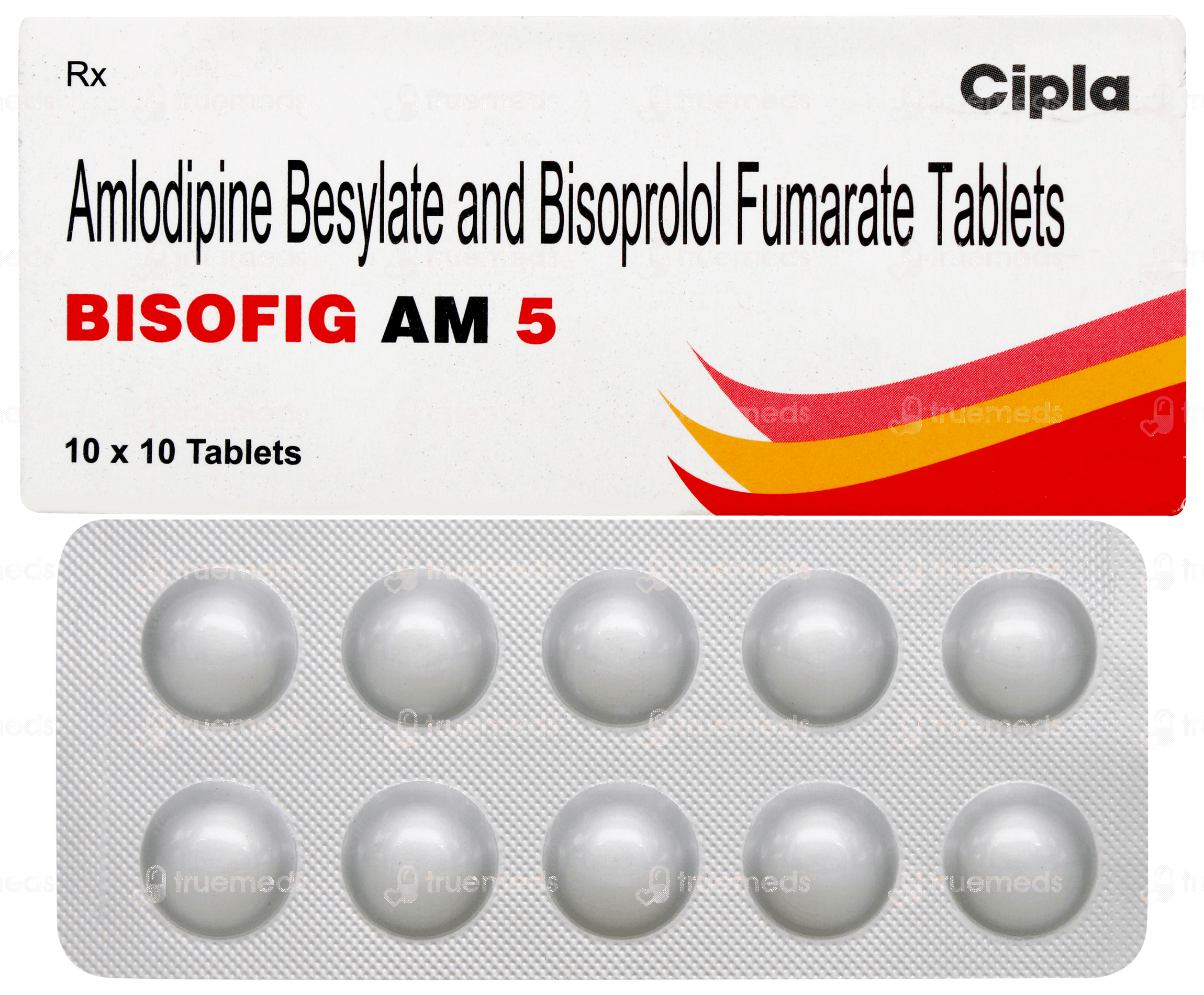 Bisofig Am 5 Mg Tablet 10 - Uses, Side Effects, Dosage, Price | Truemeds