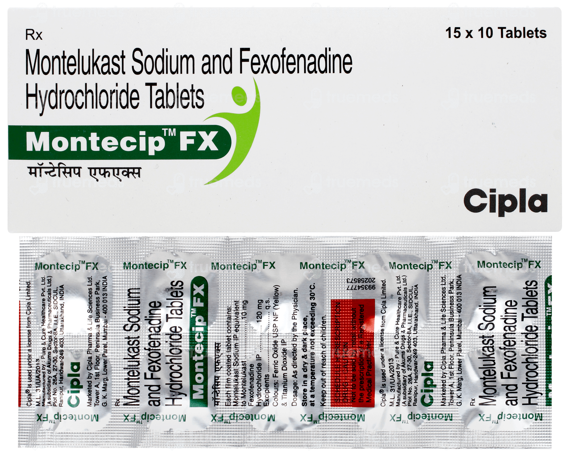 Montecip Fx Tablet 10: Uses, Side Effects, Price & Substitutes