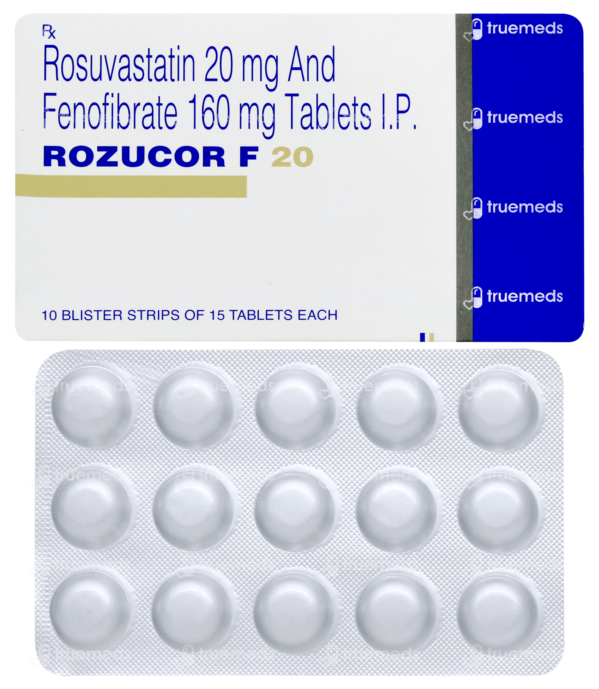 Rozucor F 20 Tablet 15: Uses, Side Effects, Price & Substitutes