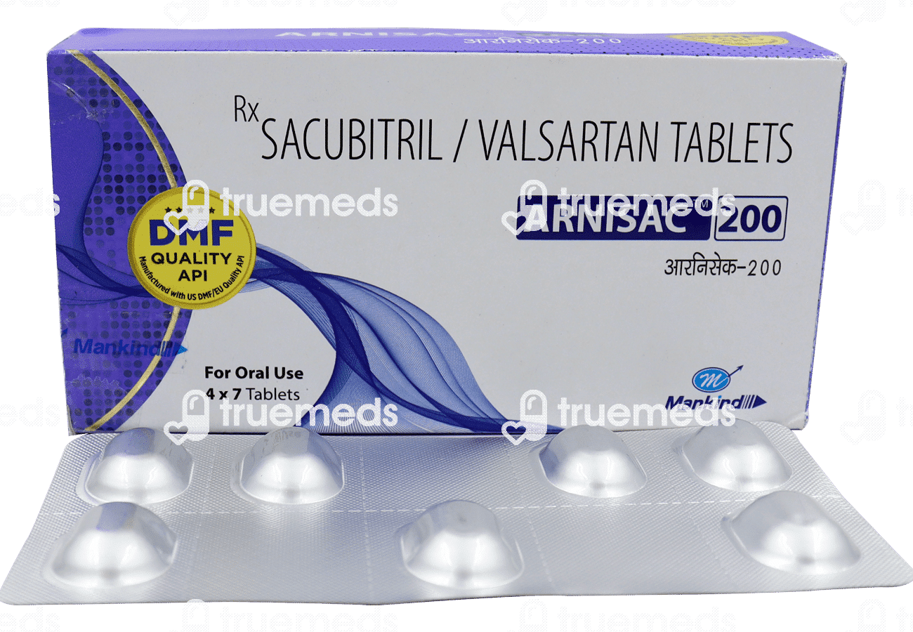 Arnisac 200 Mg Tablet 7 - Uses, Side Effects, Dosage, Price | Truemeds
