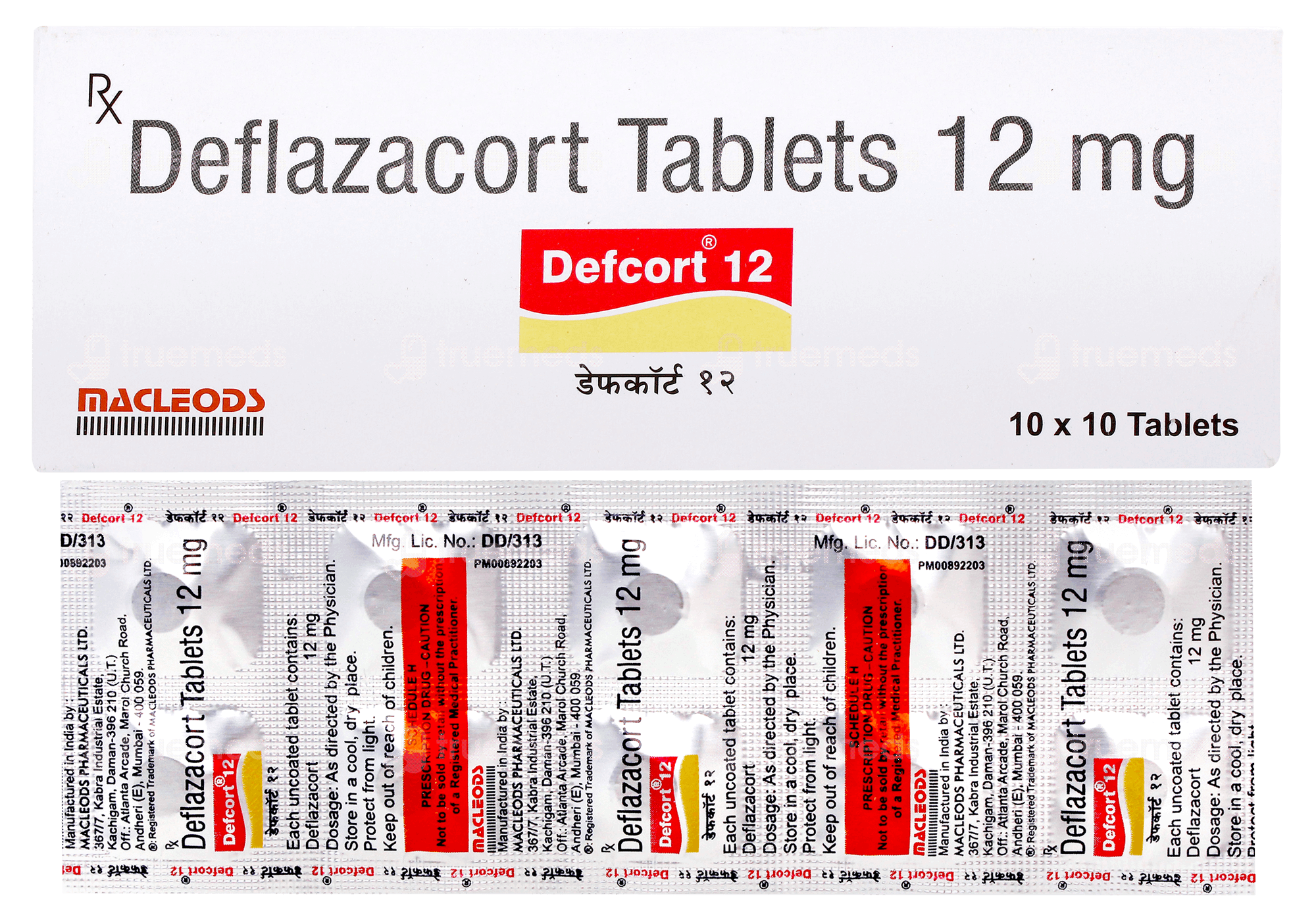 Defcort 12 Tablet 10: Uses, Side Effects, Price & Substitutes