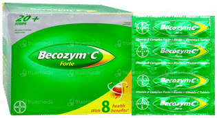 Becozym C Forte Tablet 20 - Uses, Side Effects, Dosage, Price | Truemeds