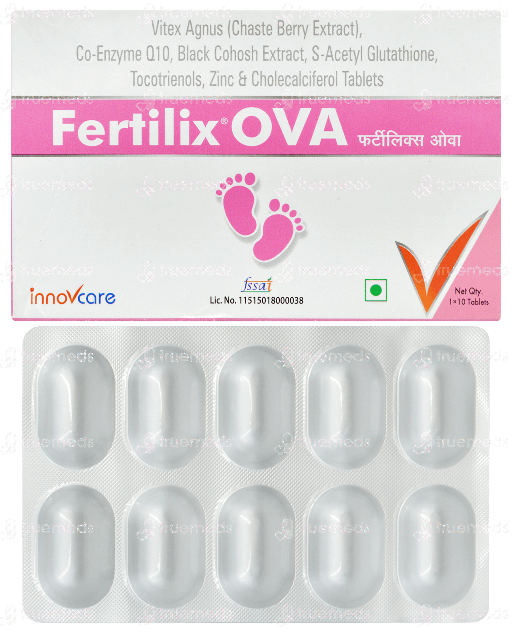 Fertilix Ova Tablet 10 - Uses, Side Effects, Dosage, Price | Truemeds
