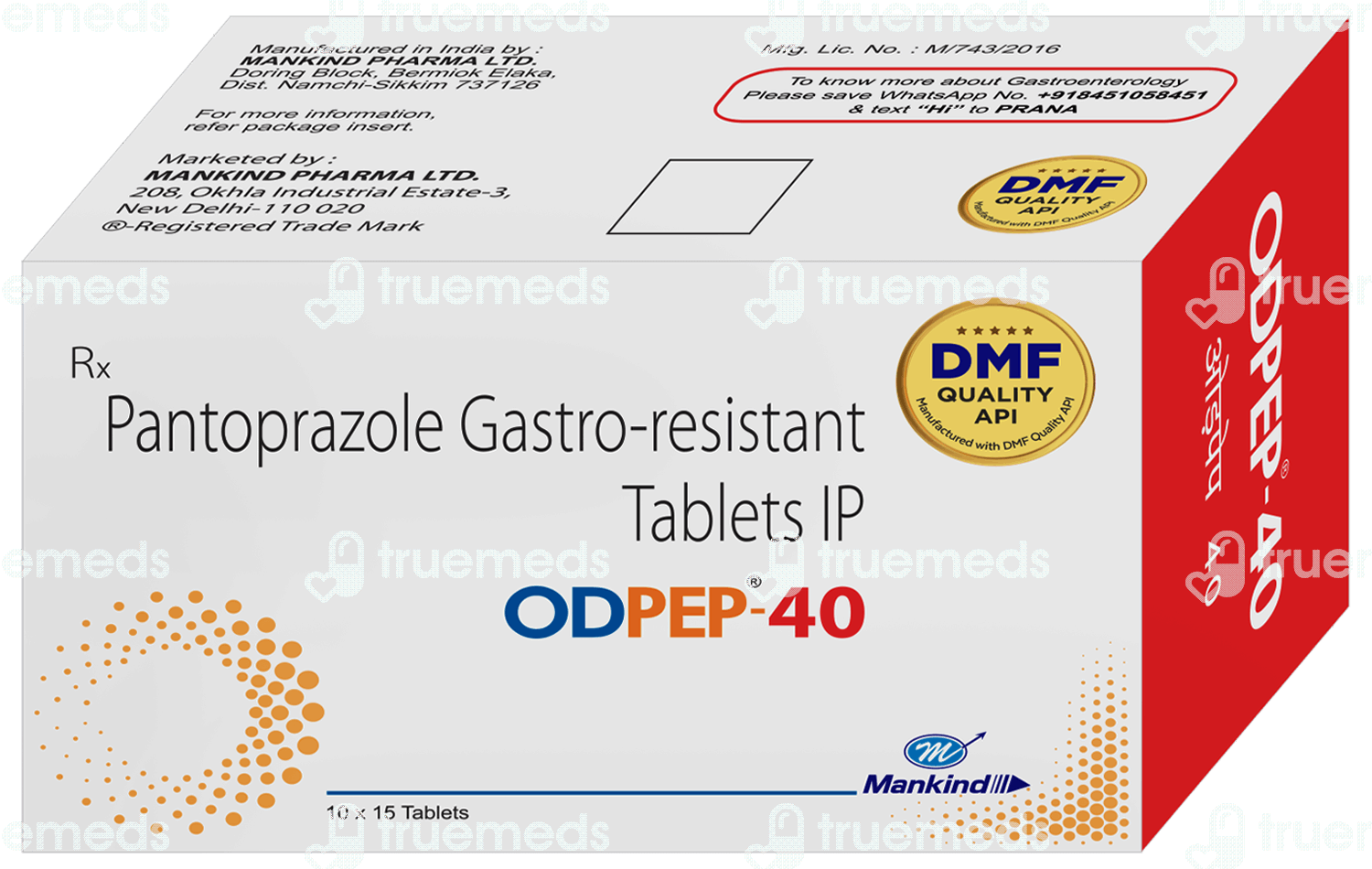Odpep 40 Tablet 15: Uses, Side Effects, Price & Substitutes