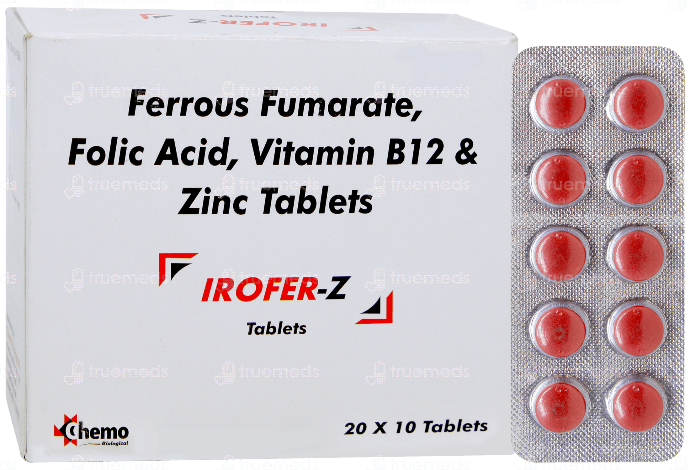 Irofer Z Tablet 10 - Uses, Side Effects, Dosage, Price | Truemeds