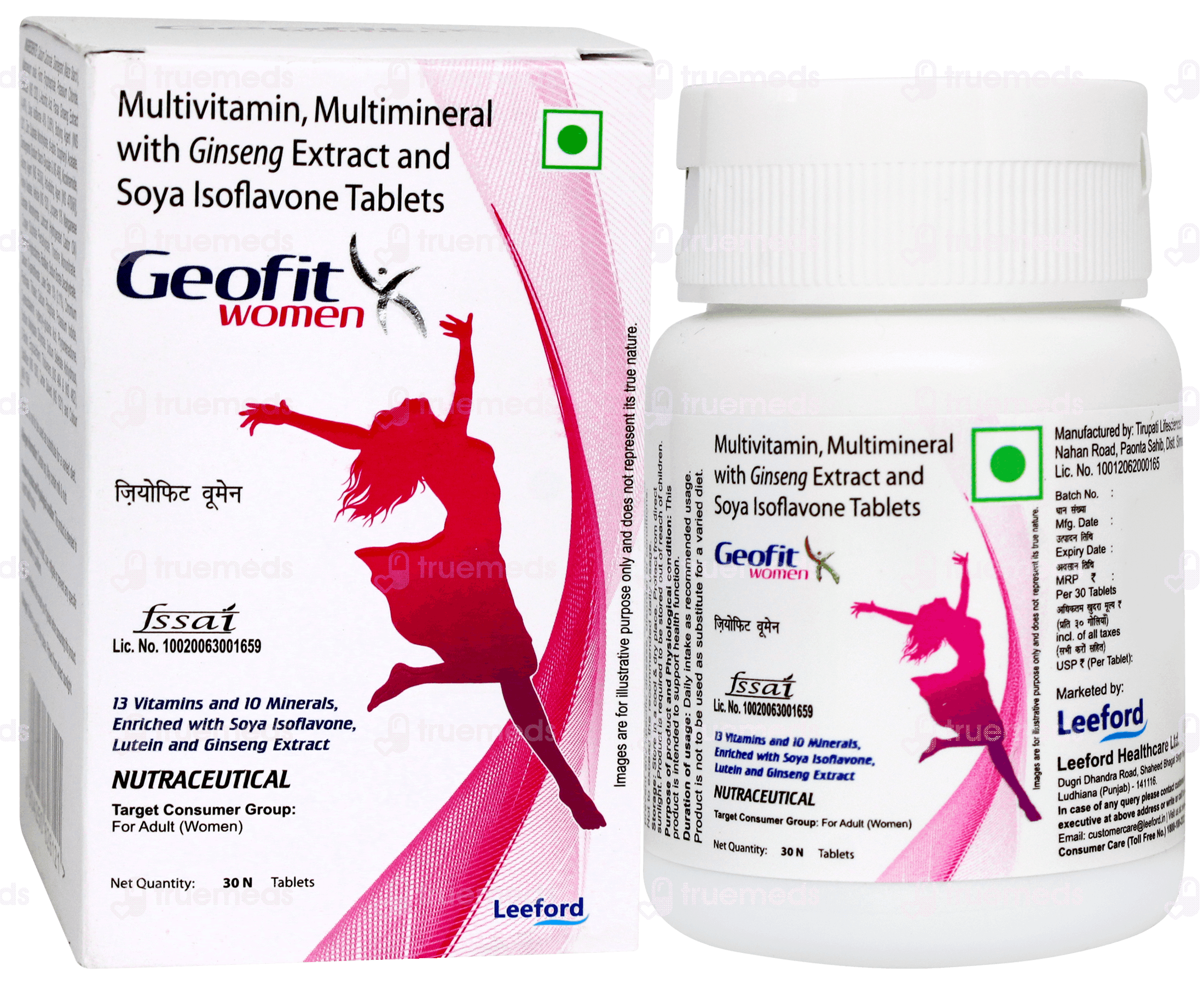 Geofit Women Tablet 30 - Uses, Side Effects, Dosage, Price | Truemeds