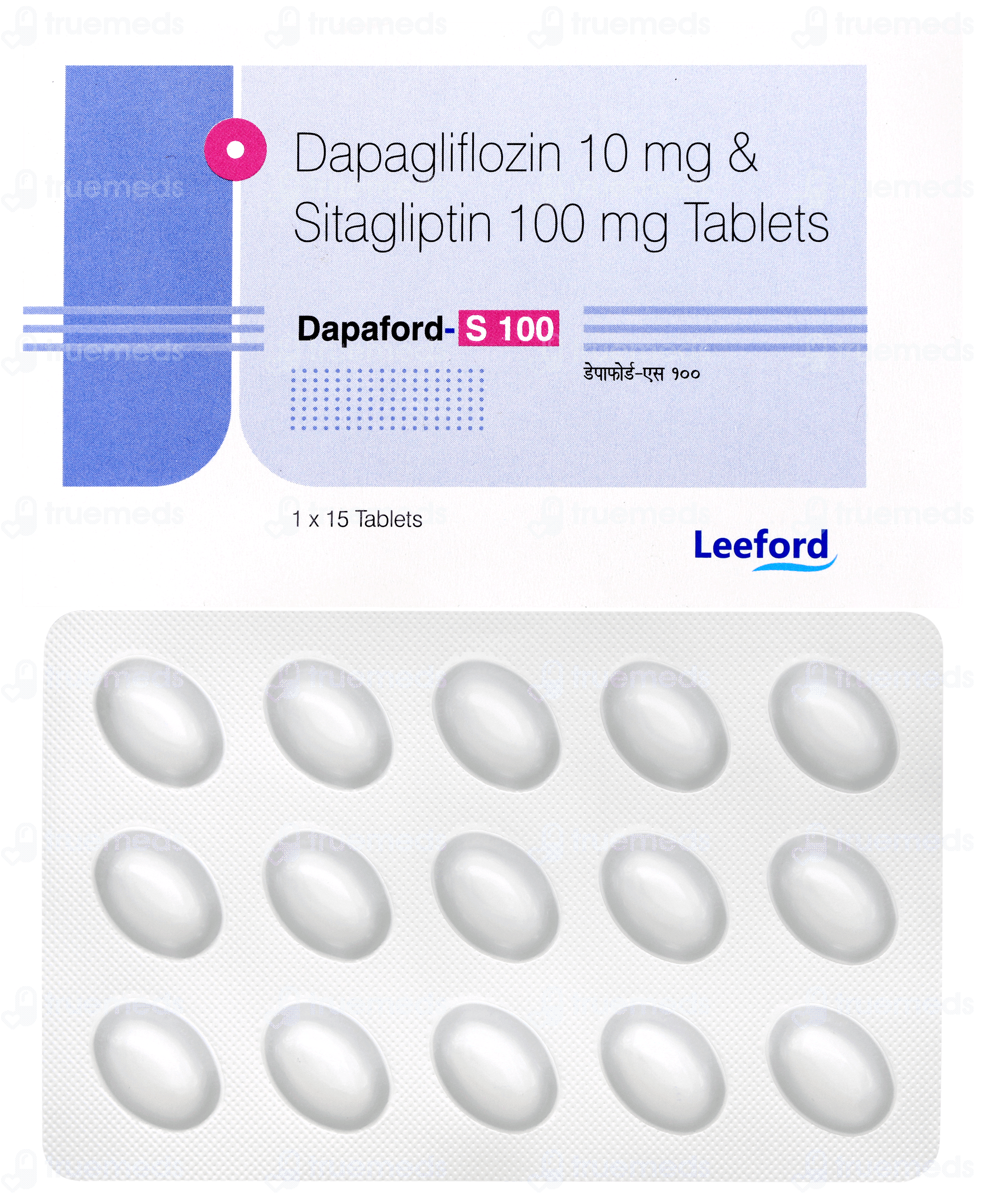 Dapaford S 100 Mg Tablet 15 - Uses, Side Effects, Dosage, Price | Truemeds