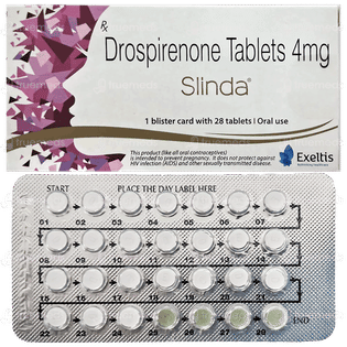 Slinda 4 Mg Tablet 28 - Uses, Side Effects, Dosage, Price | Truemeds