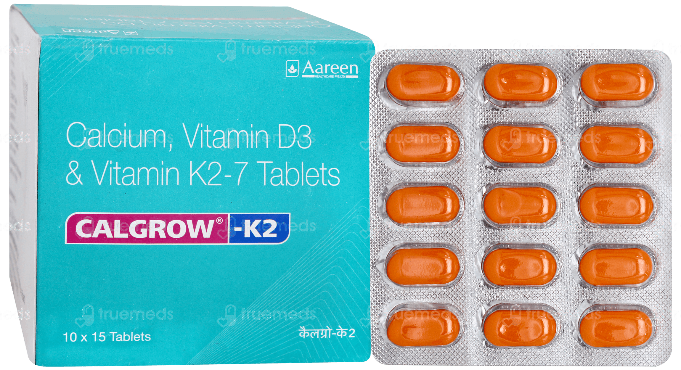 Calgrow K2 Tablet 15 - Uses, Side Effects, Dosage, Price | Truemeds