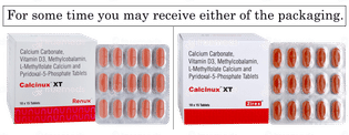 Calcinux Xt Tablet 15 - Uses, Side Effects, Dosage, Price | Truemeds