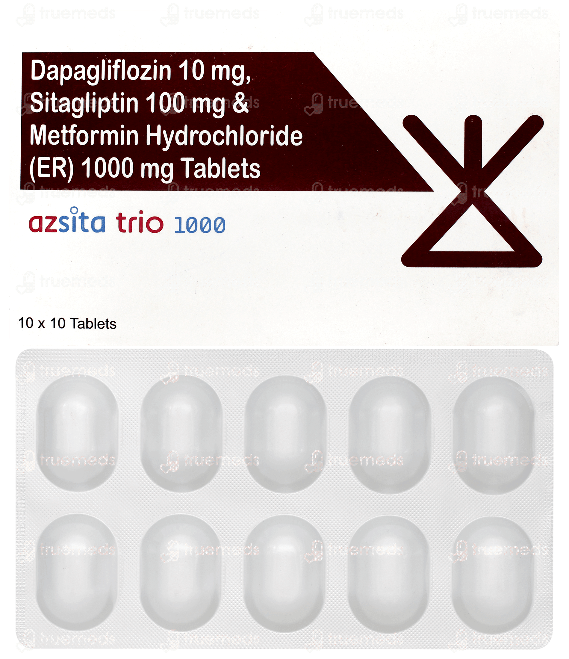 Azsita Trio 10/1000/100 Mg Tablet: Uses, Side Effects, Price & Substitutes