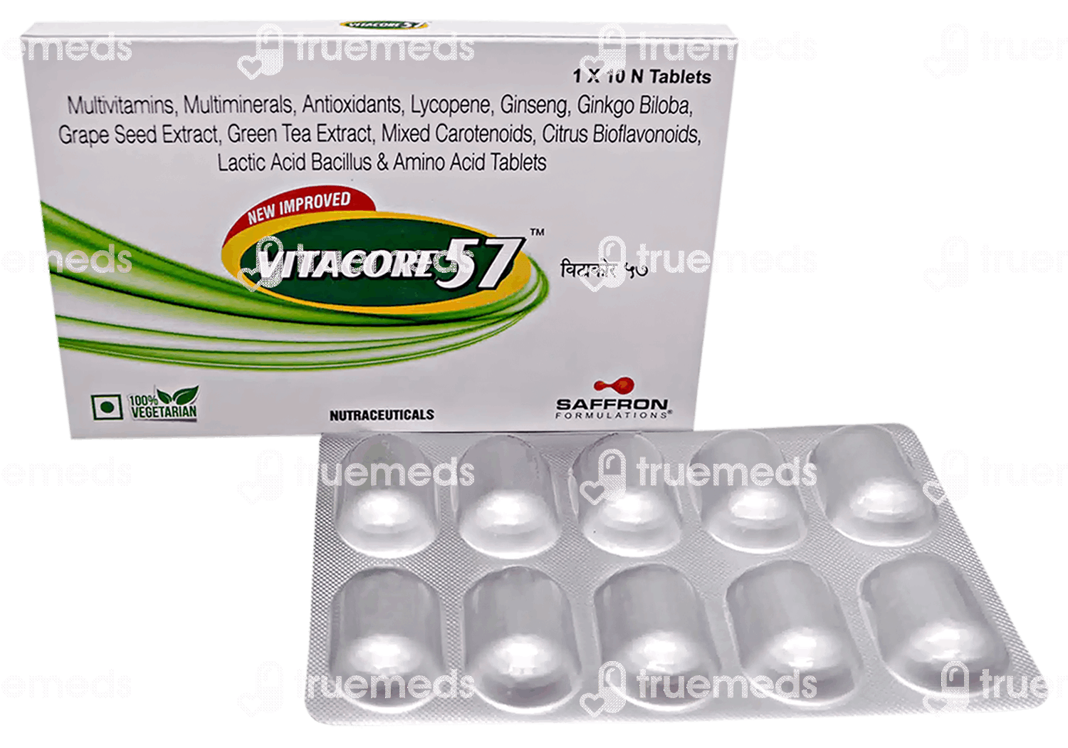 New Improved Vitacore 57 Tablet 10 - Uses, Side Effects, Dosage, Price | Truemeds