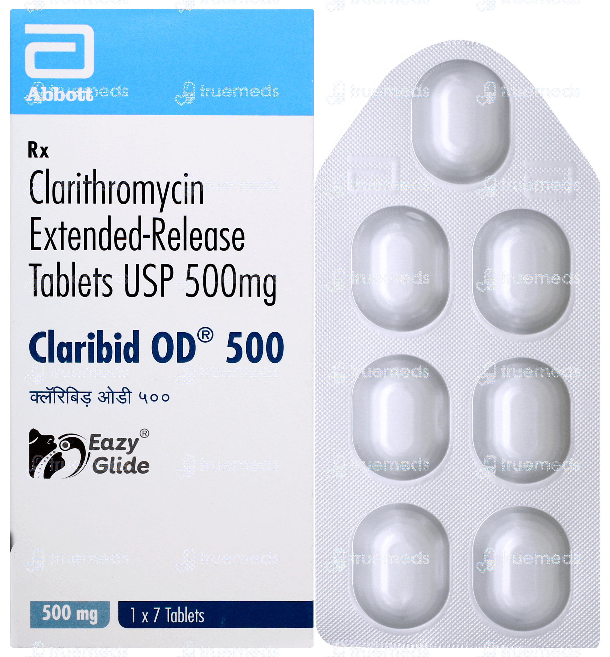 Claribid Od 500 Mg Tablet 7 - Uses, Side Effects, Dosage, Price | Truemeds