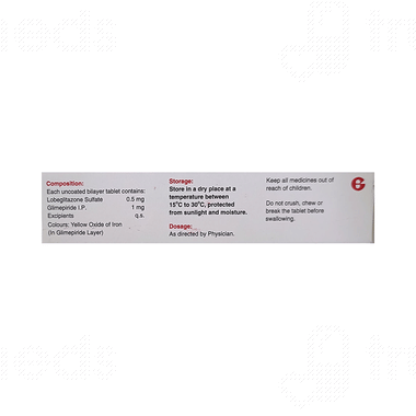 Lobg G1 Tablets 10 - Uses, Side Effects, Dosage, Price | Truemeds