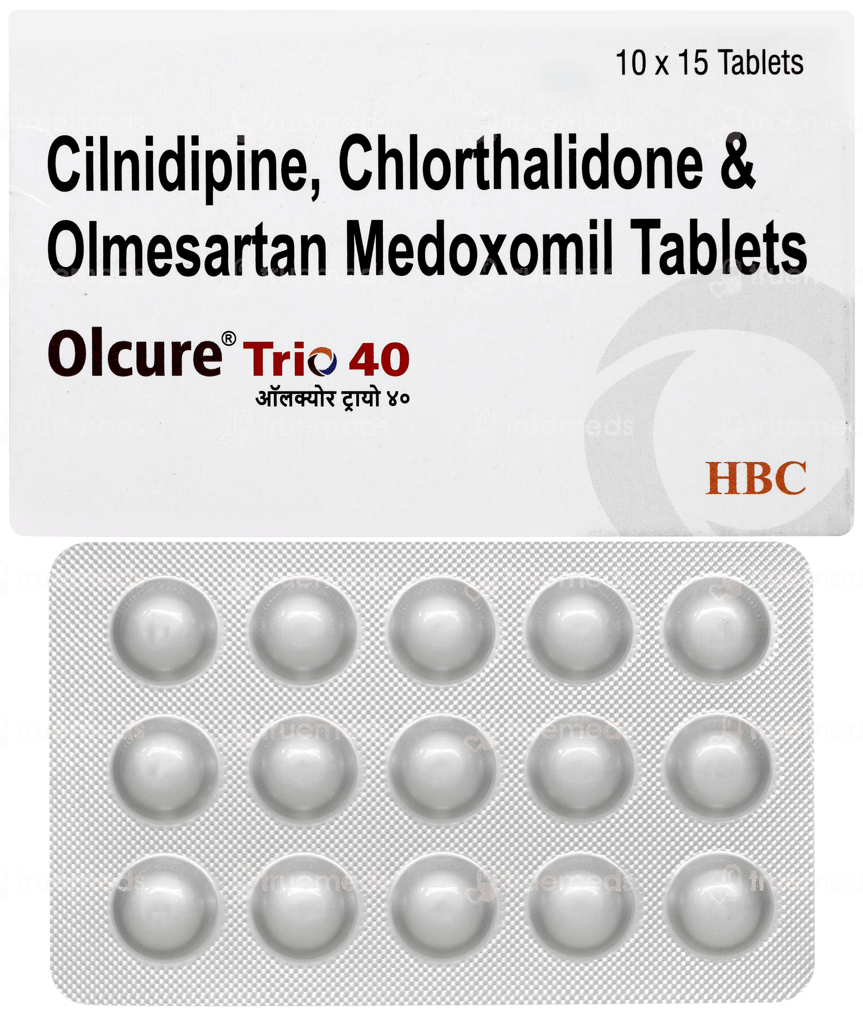Olcure Trio 40 Tablet 15 - Uses, Side Effects, Dosage, Price | Truemeds