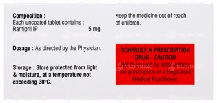Renpril 5 Tablet 10 - Uses, Side Effects, Dosage, Price | Truemeds