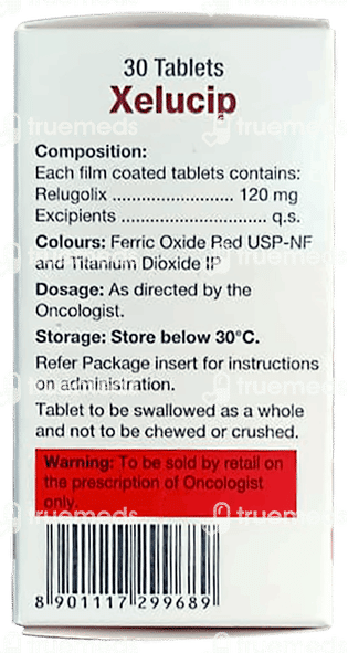 Xelucip Tablet 30 - Uses, Side Effects, Dosage, Price | Truemeds