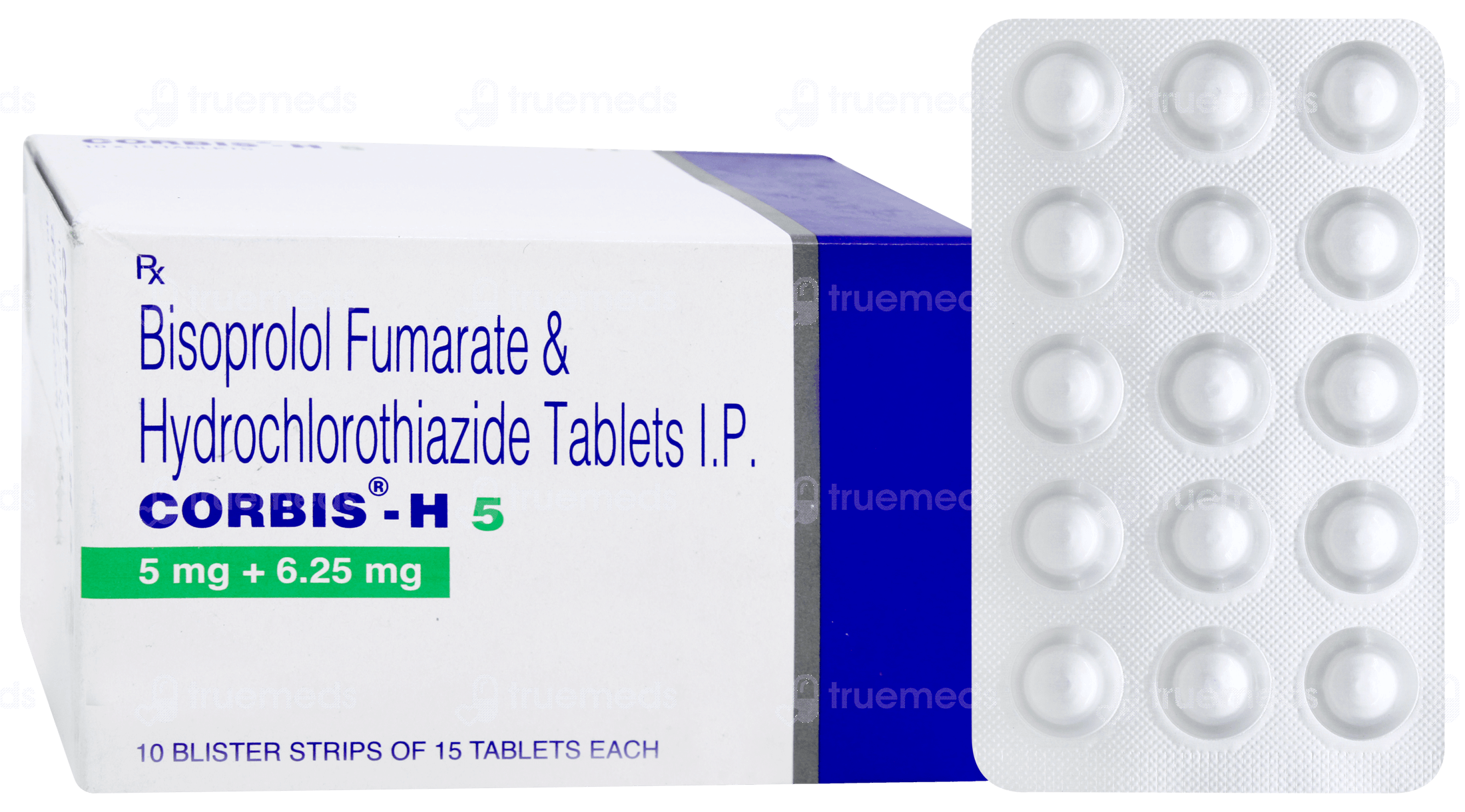 Corbis H 5 Tablet 15 - Uses, Side Effects, Dosage, Price | Truemeds
