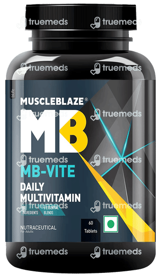 Muscleblaze Mb Vite Daily Multivitamin Tablet 60 - Uses, Side Effects ...