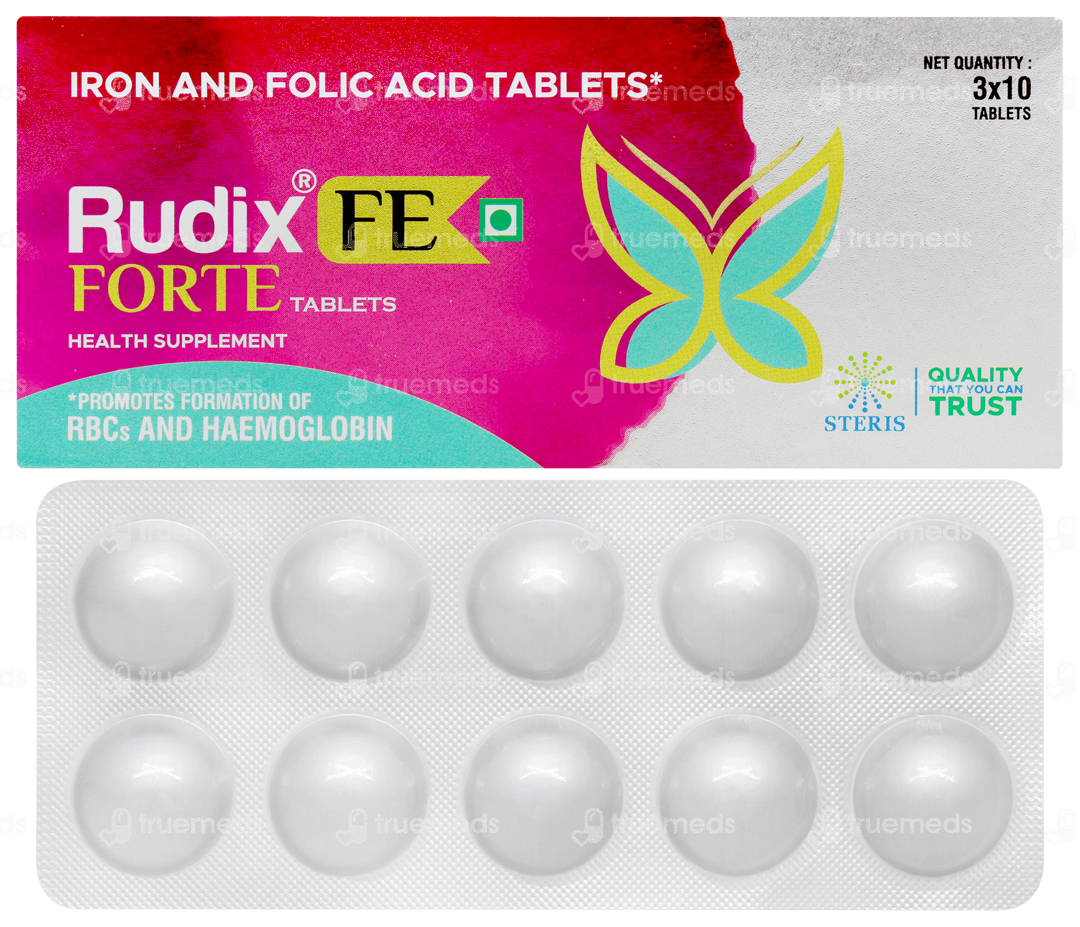 Rudix Fe Forte Tablet 10 - Uses, Side Effects, Dosage, Price | Truemeds