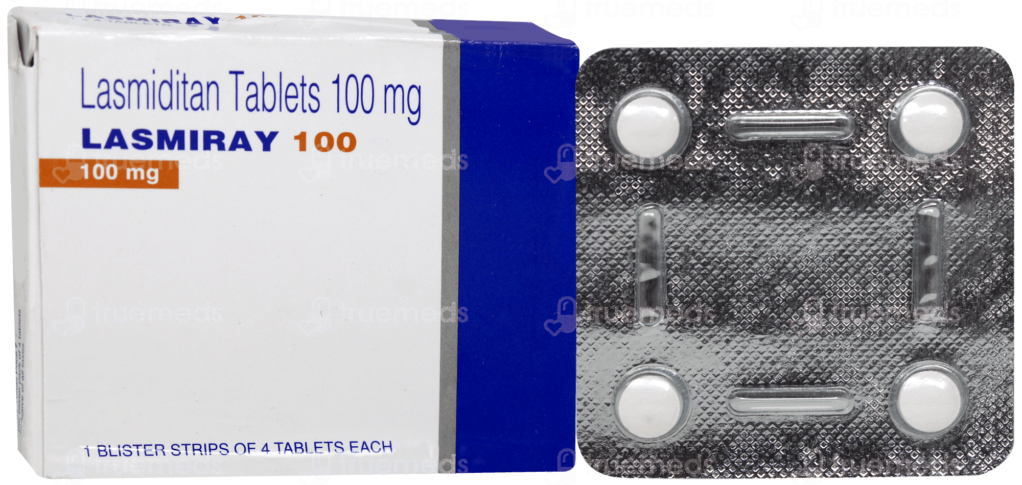 Lasmiray 100 Tablet 4 - Uses, Side Effects, Dosage, Price | Truemeds