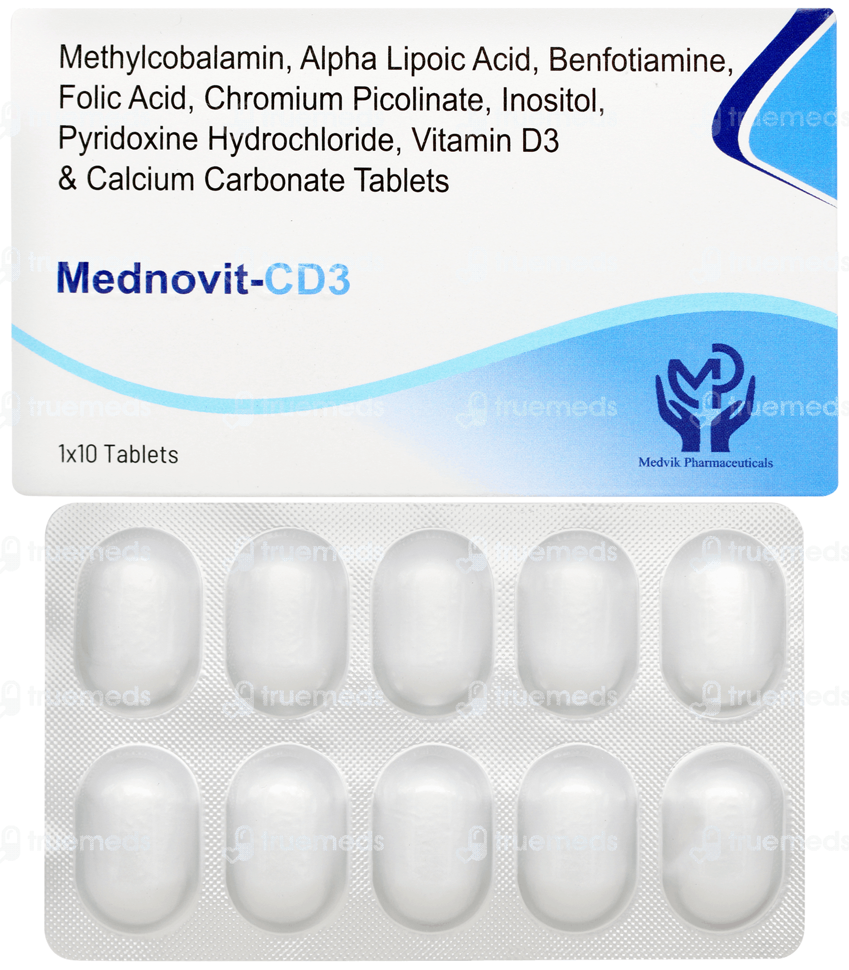 Mednovit Cd3 Tablet 10 - Uses, Side Effects, Dosage, Price | Truemeds