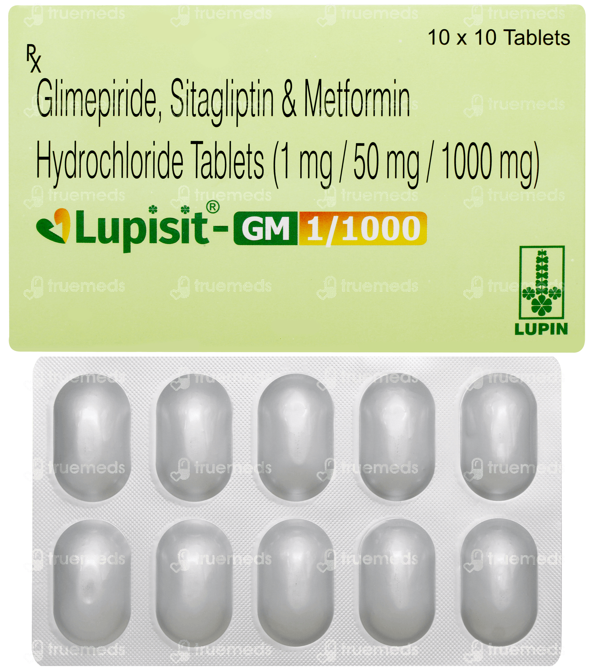 Lupisit Gm 11000 Tablet 10 - Uses, Side Effects, Dosage, Price | Truemeds