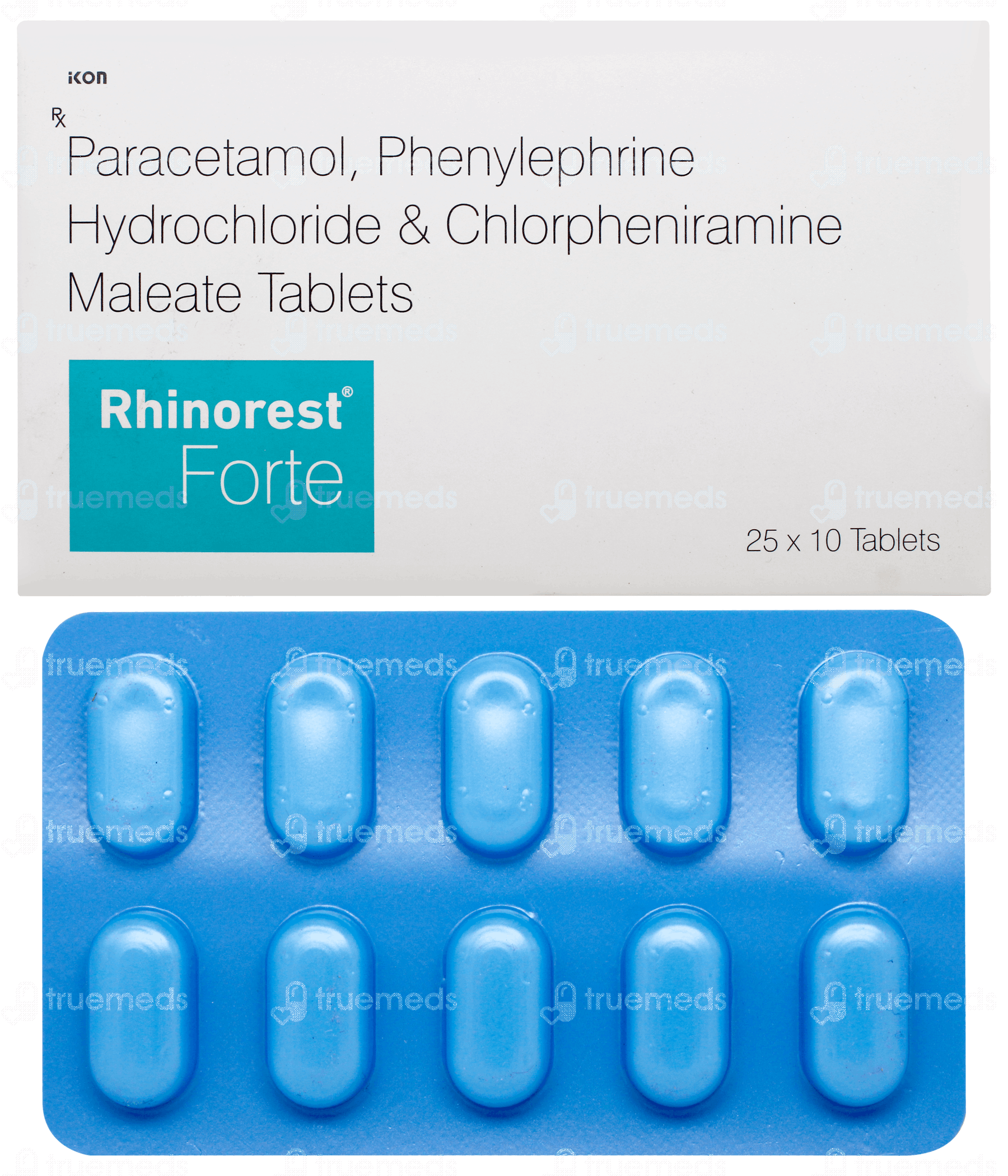 Rhinorest Forte Tablet 10 - Uses, Side Effects, Dosage, Price | Truemeds
