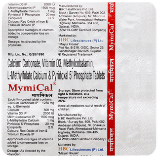 Mymical Tablet 15 - Uses, Side Effects, Dosage, Price | Truemeds