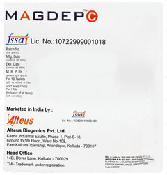 Magdep C Tablet 10 - Uses, Side Effects, Dosage, Price | Truemeds