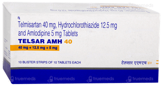 Telsar Amh 40 Tablet: Uses, Side Effects, Price & Substitutes