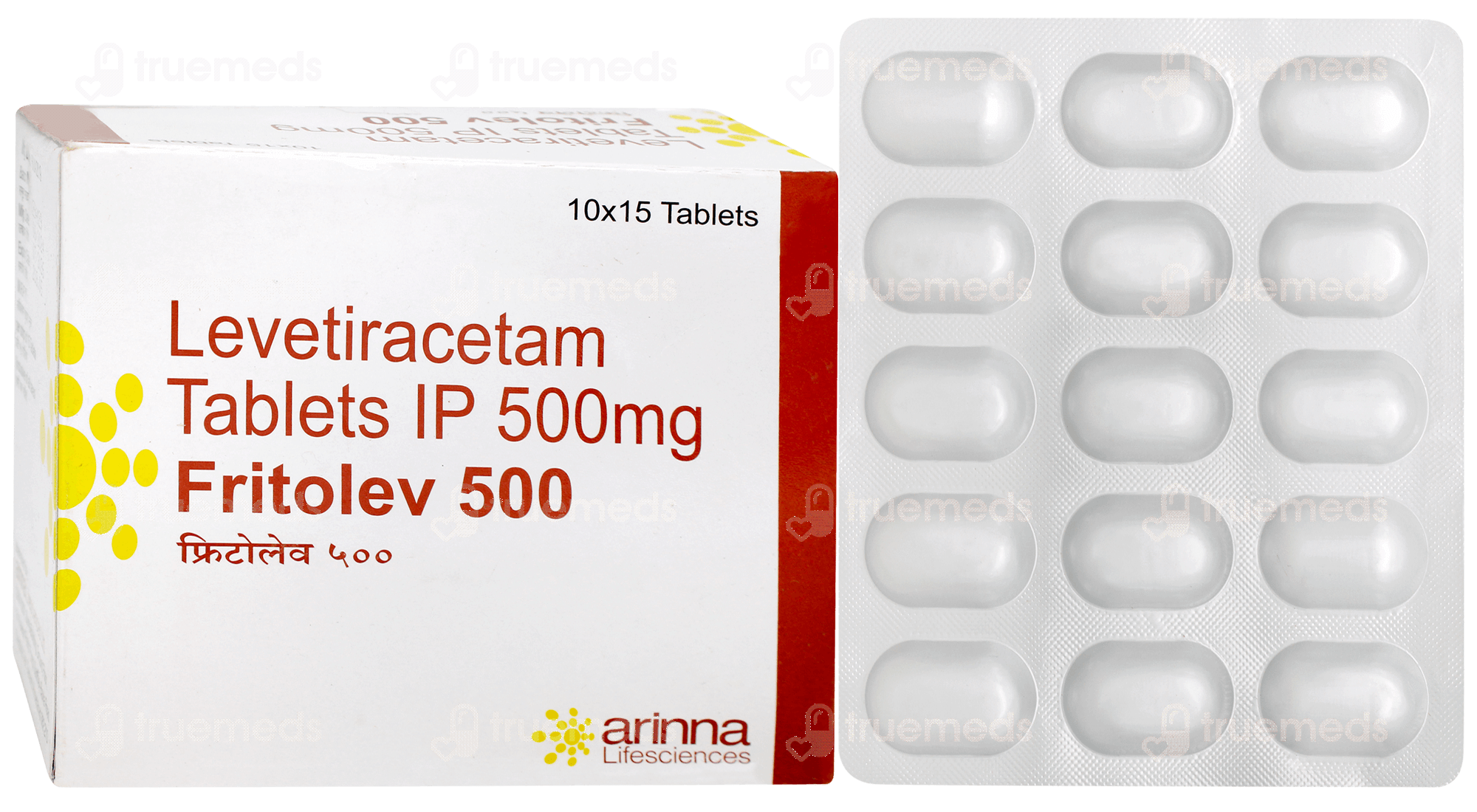 Fritolev 500 Tablet 15 - Uses, Side Effects, Dosage, Price | Truemeds