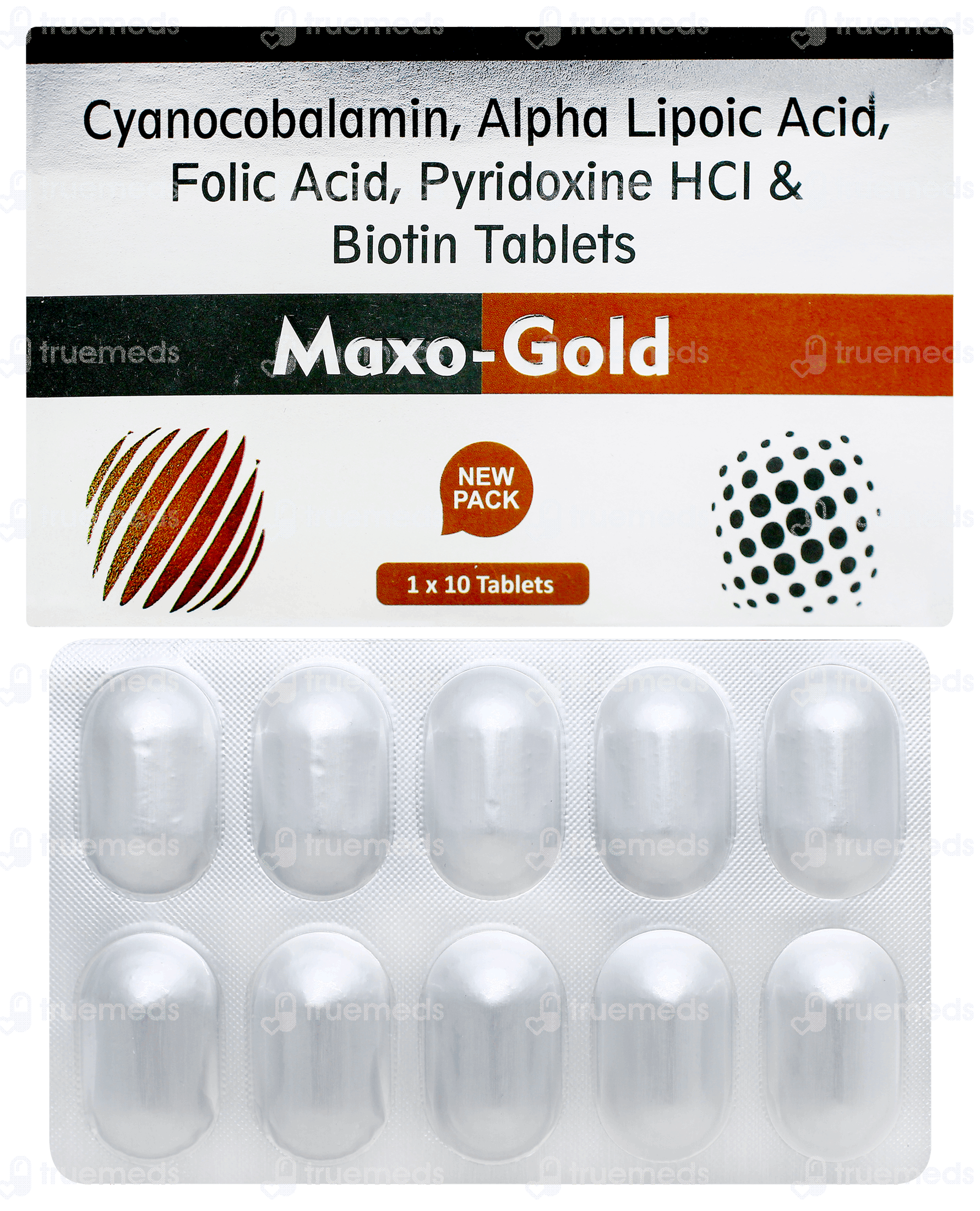 New Pack Maxo Gold Tablet 10 - Uses, Side Effects, Dosage, Price | Truemeds