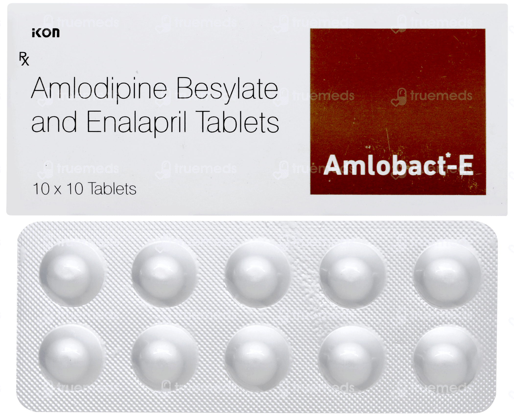 Amlobact E Tablet 10 - Uses, Side Effects, Dosage, Price | Truemeds