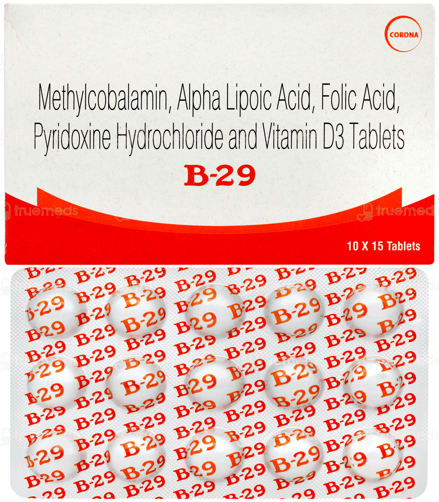 B 29 Tablet 15 - Uses, Side Effects, Dosage, Price | Truemeds