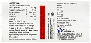 Sensonerve Tablet 10 - Uses, Side Effects, Dosage, Price | Truemeds