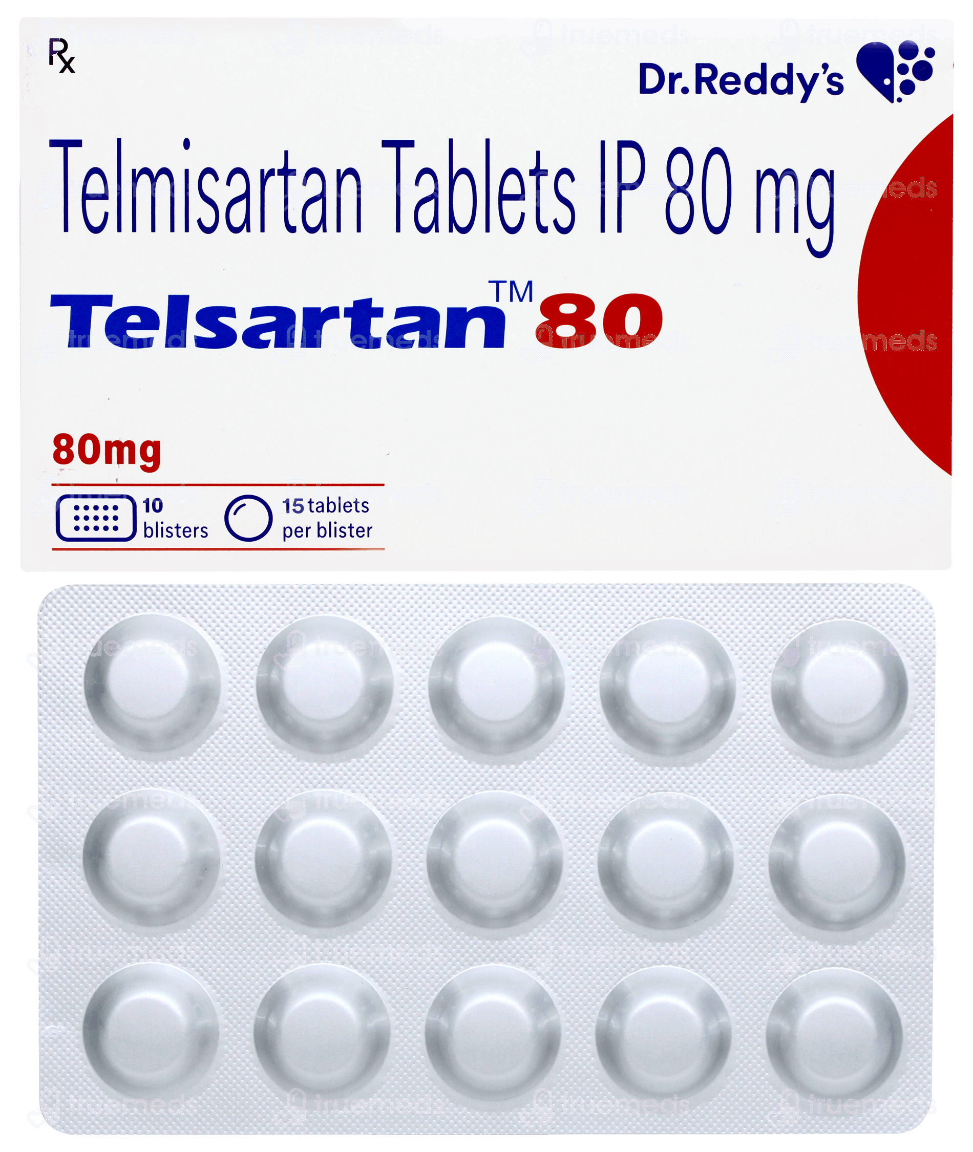 Telsartan 80 Tablet 15 - Uses, Side Effects, Dosage, Price | Truemeds