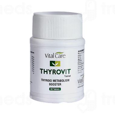 Vital Care Thyrovit Tablet 60 - Uses, Side Effects, Dosage, Price ...