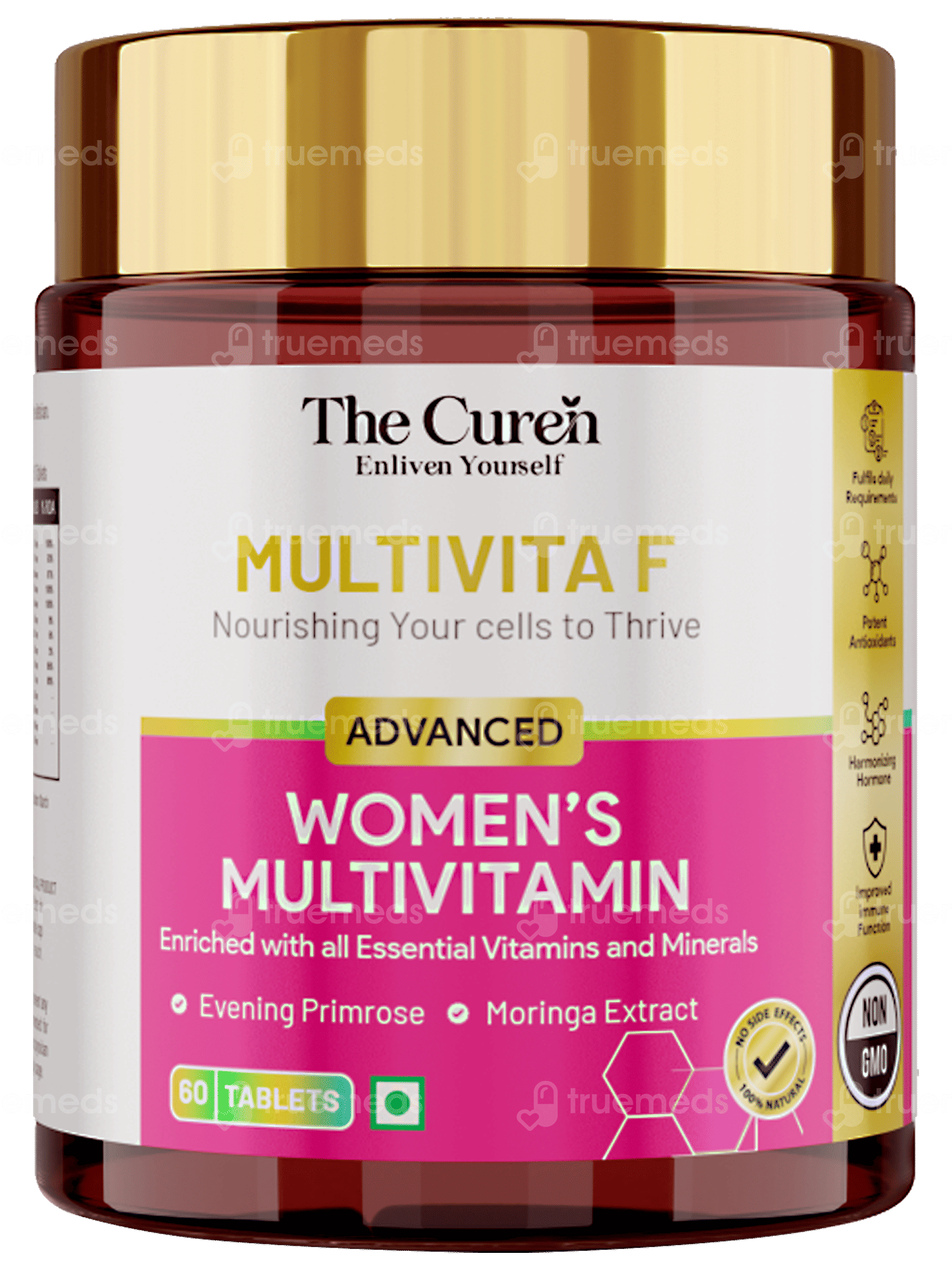 The Curen Multivita F Advanced Womens Multivitamin Tablet 60 - Uses ...