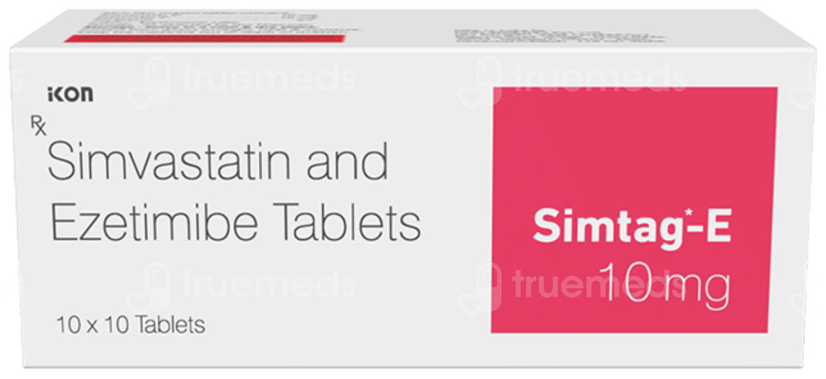 Simtag E 10mg Tablet 10 - Uses, Side Effects, Dosage, Price | Truemeds