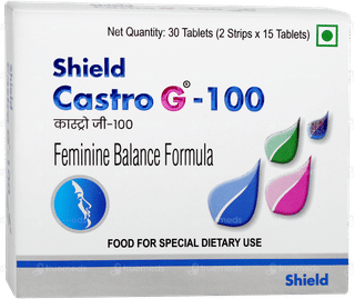 Shield Castro G 100 Tablet 15 - Uses, Side Effects, Dosage, Price ...